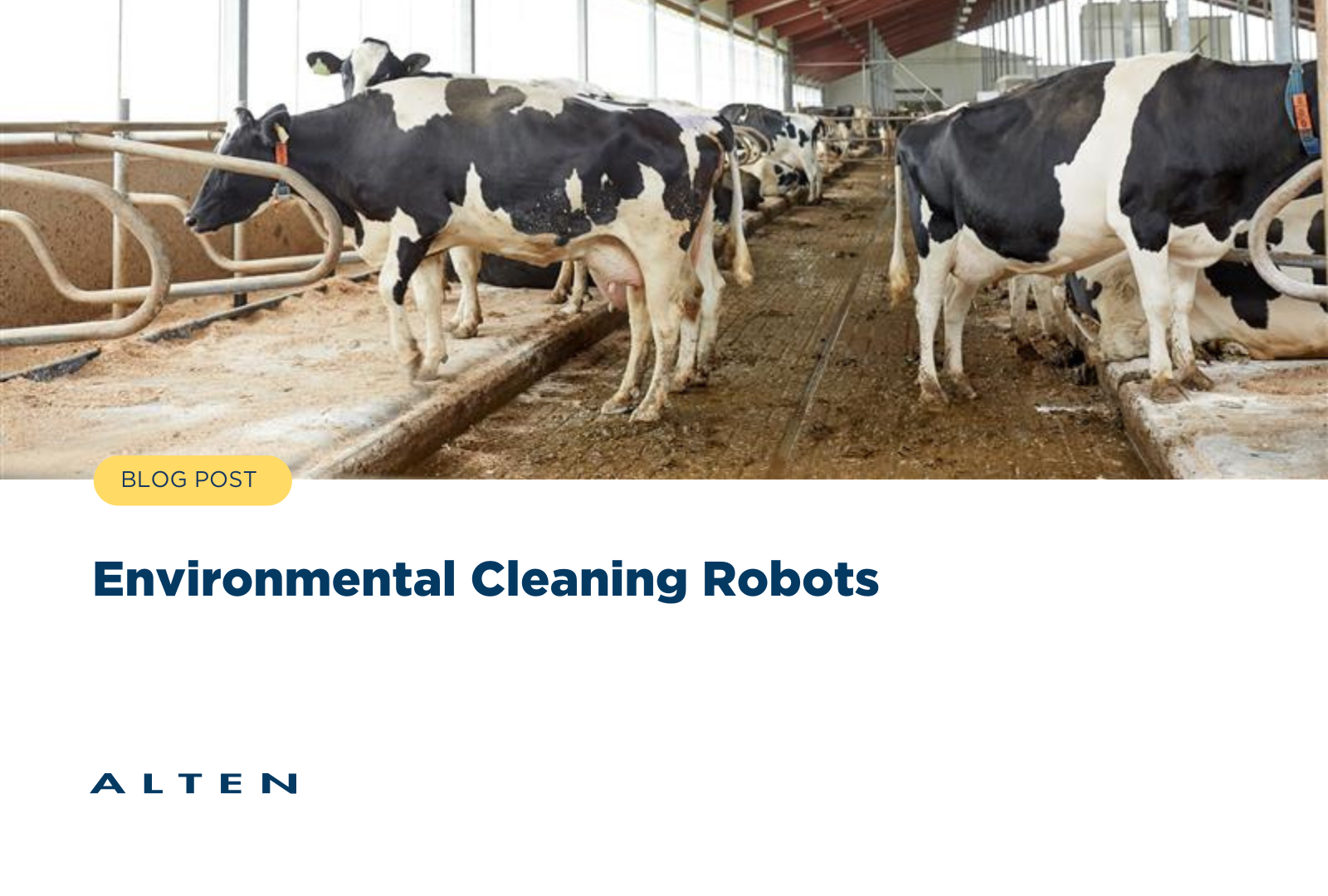 Environmental Cleaning Robots - Alten Netherlands