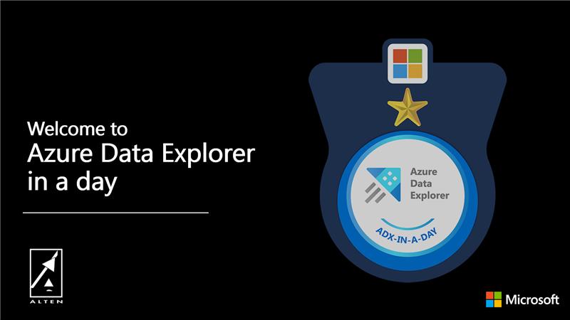 Azure Data Explorer in a day - ALTEN Netherlands